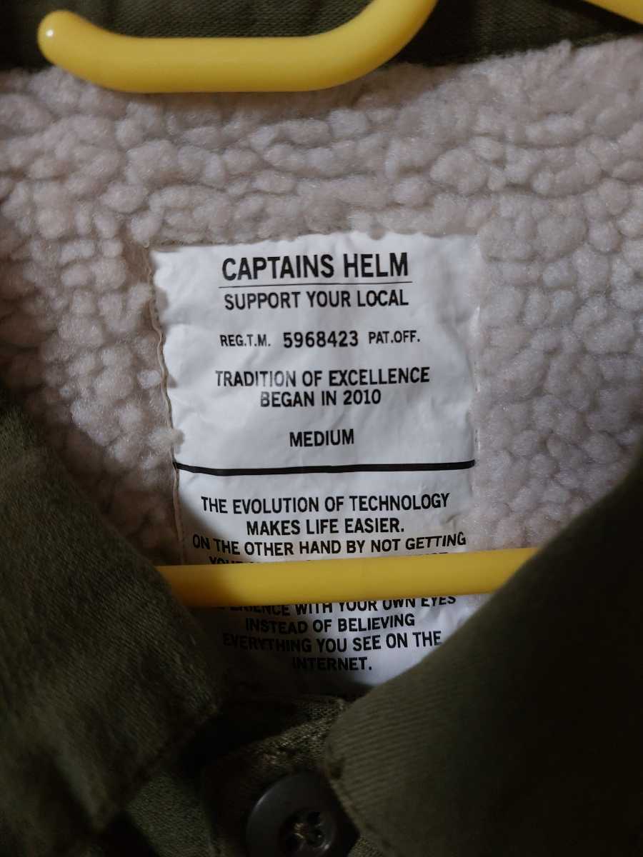 CAPTAINS HELM #BOA FATIGUE SHIRT JKT キャプテンズヘルム M(ジャンパー、ブルゾン)｜売買されたオークション情報、yahooの商品情報をアーカイブ公開 ...