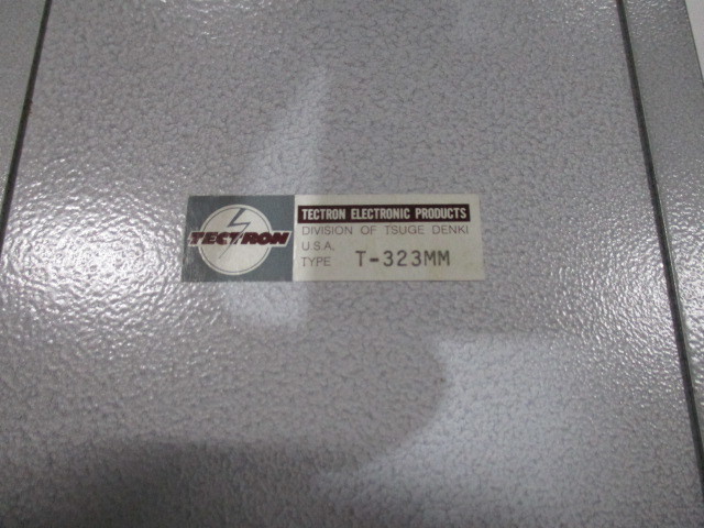TECTRON T-323MM 1台 その②(パーツ、部品)｜売買されたオークション情報、yahooの商品情報をアーカイブ公開 ...