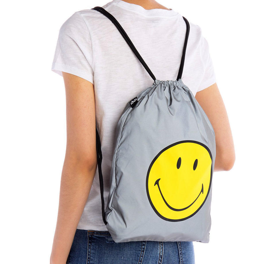 再入荷 / LOQI/ロキ/スマイリー リフレクター バックパック/シルバー/ナップサック/巾着/反射素材/スペイシー/近未来 BP.RE.SM(リュックサック、デイパック)｜売買された ...