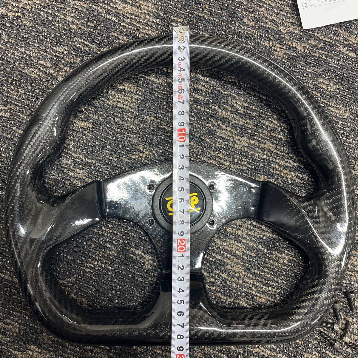 OMP ステアリング 320mm D型 カーボンステアリングMOMO ナルディ スパルコ(ステアリング)｜売買されたオークション情報 ...