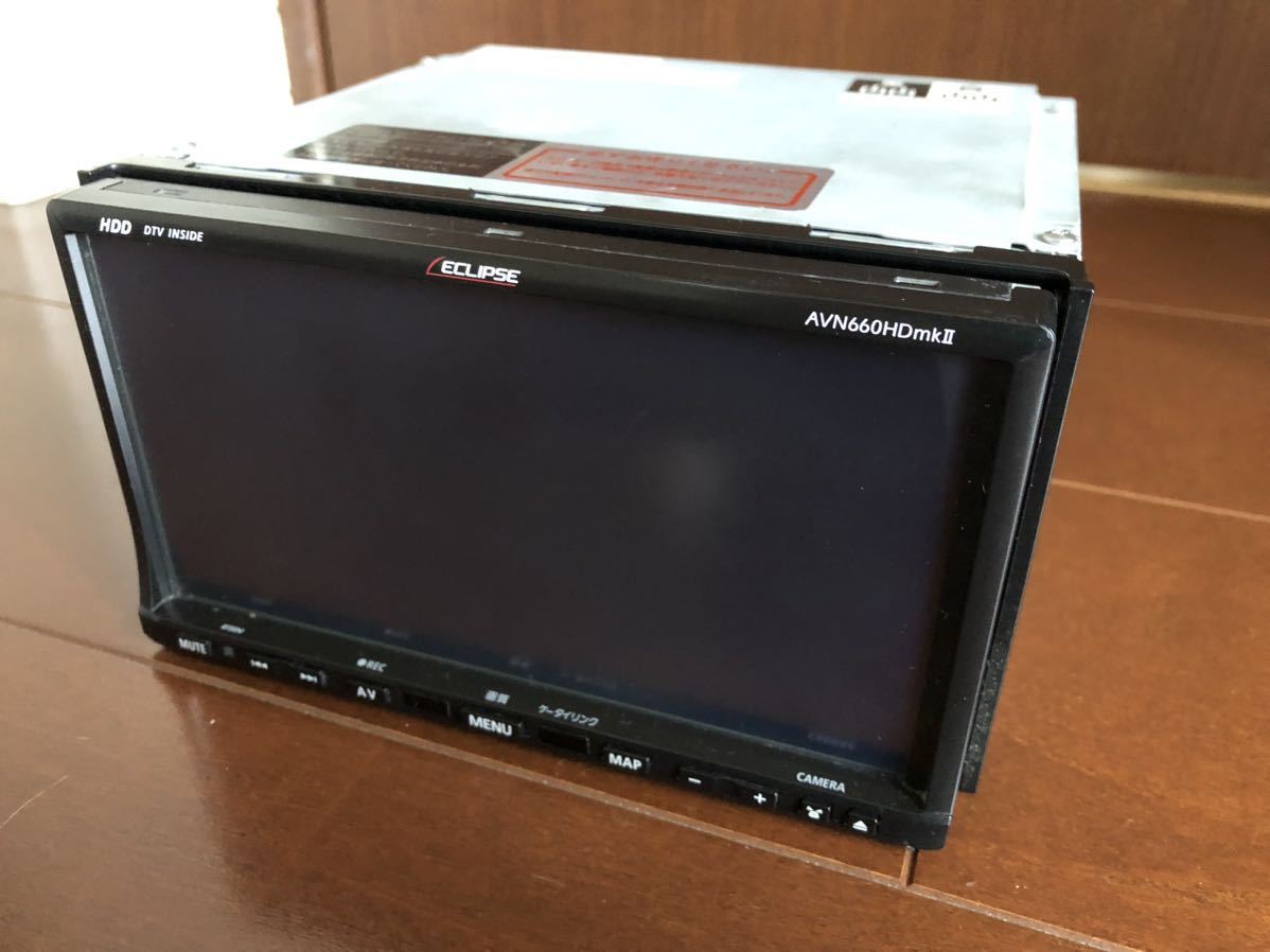 イクリプス ECLIPSE カーナビ HDDナビ AVN660HDmkⅡ CD/DVD/地デジ/AM/FM 2DIN 地図データ2010年(HDDナビ)｜売買されたオークション情報、yahoo ...
