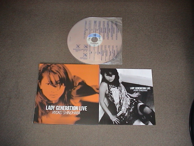LD レーザーディスク 篠原涼子 Lady Generation Video+LADY GENERATION LIVE 2点セット 北海道 ...