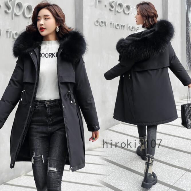 多色 レディース ダウンジャケット ロング丈 中綿ジャケット 中綿コート アウター 厚手 暖かい フード付き 大きいサイズ M~3XL/V8(Lサイズ)｜売買されたオークション情報、yahoo ...