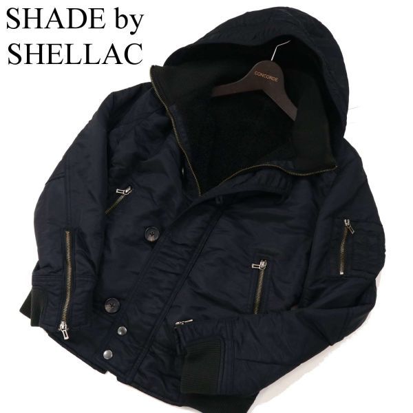 SHADE by SHELLAC シェラック 秋冬 裏ボア 中綿 N-2B ミリタリー フライト ジャケット Sz.46 メンズ G2T04215_C#N(ジャケット、上着)｜売買された ...