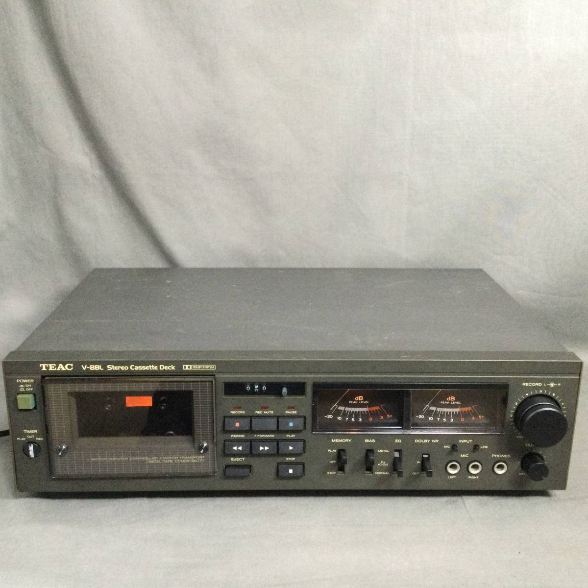 12/20 223688 TEAC V-8BL Stereo Cassette Deck オーディオ機器 ティアック(一般)｜売買された ...