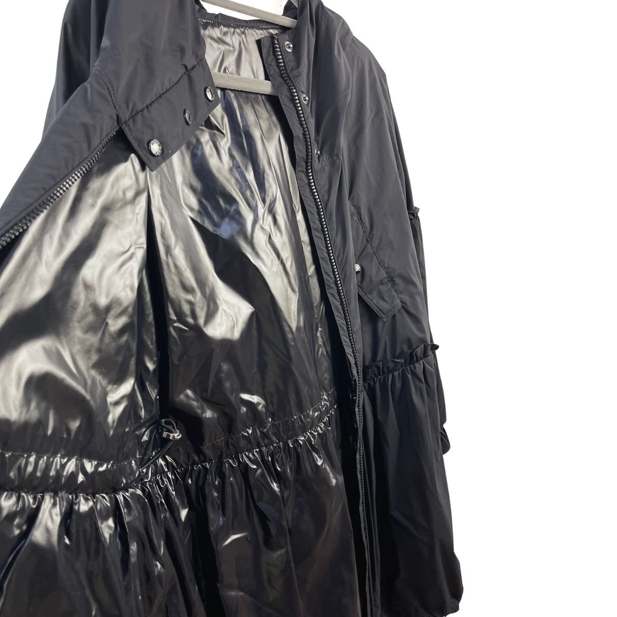 A821 タグ付き MONCLER モンクレール アンファン Bebiane パーカーコート ナイロンジャケット 12yrs ブラック(その他 ...