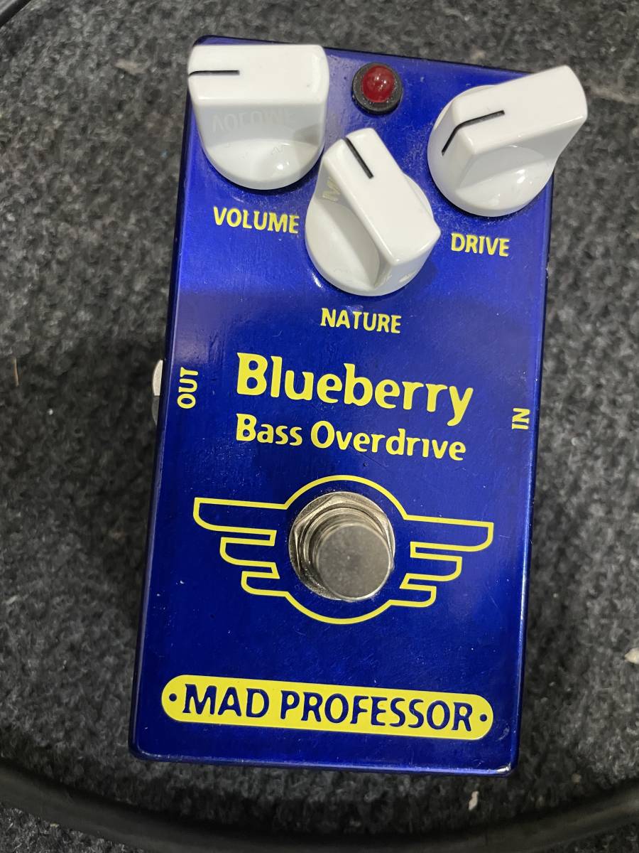 最終 MAD PROFESSOR Blueberry Bass Overdrive Factory マッドプロフェッサー ベース ブルーベリー ...