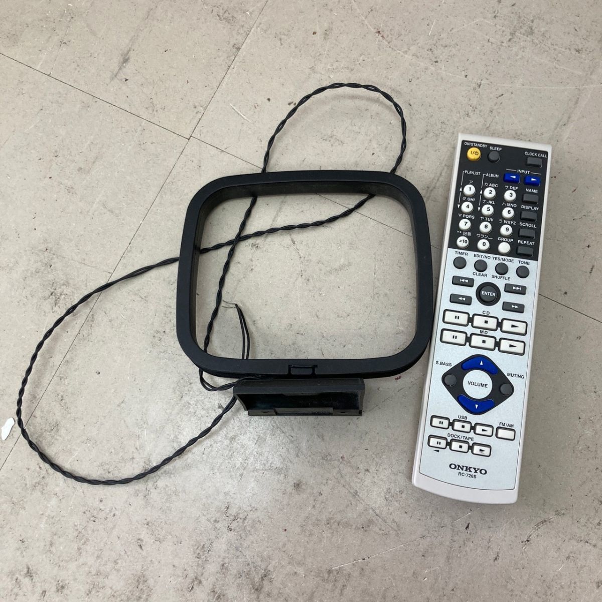 M153-K18-4176 ONKYO オンキョー FR-N7SX D-N7SX ミニコンポ アンプ スピーカー CD/MD/USB アンテナ/リモコン付 オーディオ機器 通電OK ②(MD ...