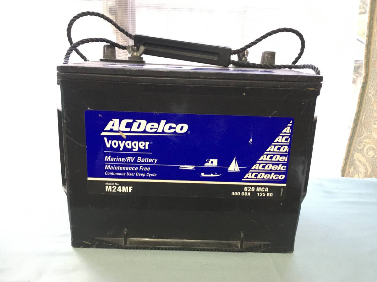 ACDelco Voyager マリン用メンテナンスフリーバッテリー M24MF(バッテリー)｜売買されたオークション情報、yahooの商品 ...