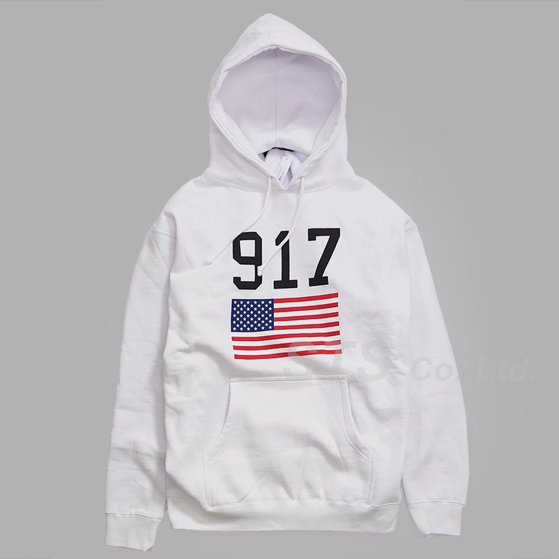 Nine One Seven - 917 USA Hooded Sweatshirt 白XL ナイン ワン セブン - 917 USA フー ...