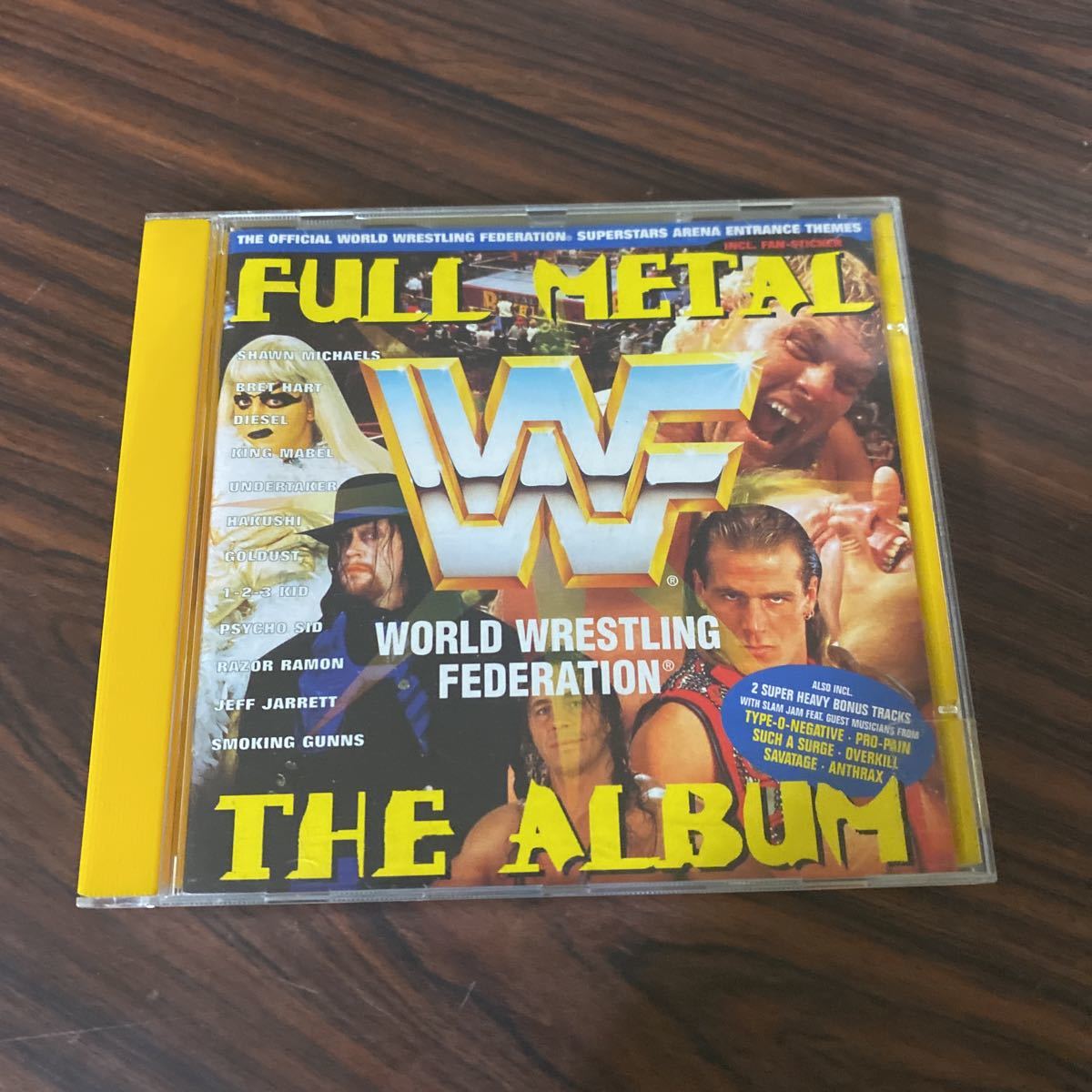 CD WWF FULL METAL THE ALBUM プロレス テーマ曲 入場曲 ショーン マイケルズ ブレット ハート キングマーベル 1 ...