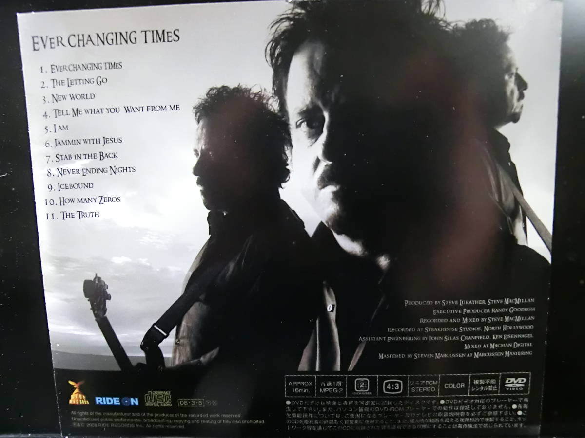 STEVE LUKATHER / EVER CHANGING TIMES スティーヴ ルカサー CD+DVD TOTO RANDY ...