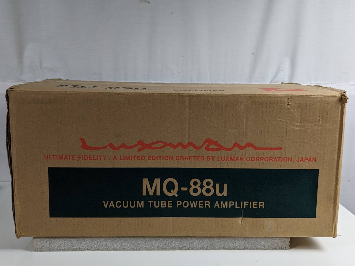 LUXMAN MQ-88u 真空管パワーアンプ 付属品 説明書 真空管 KT88 ラックスマン 管球式パワーアンプ(本体)｜売買された ...