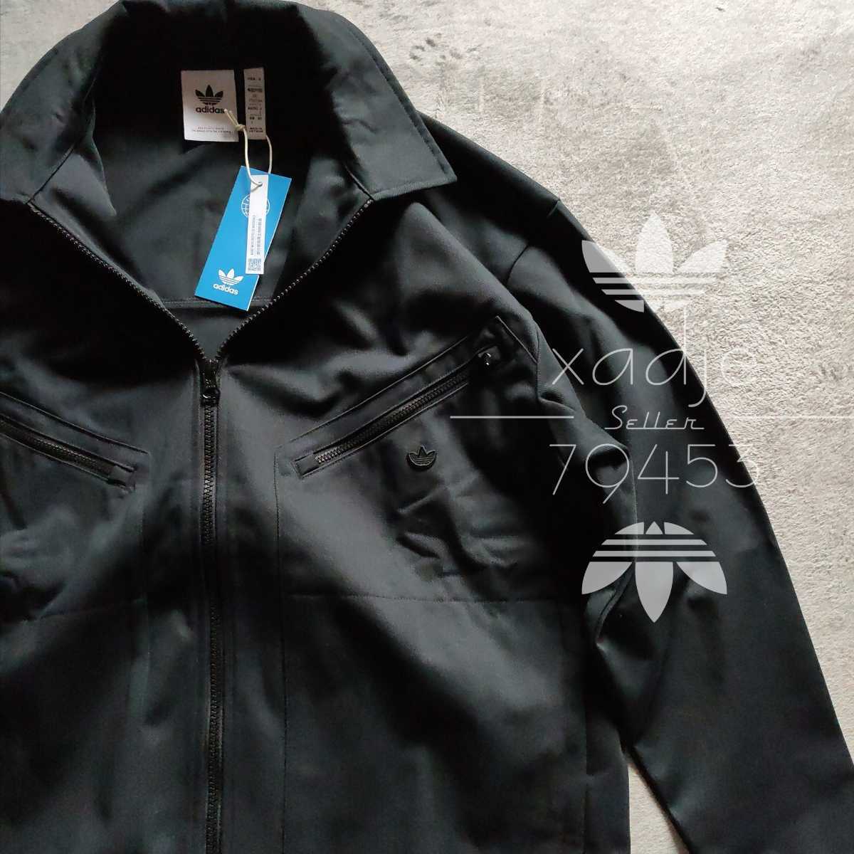 正規品 adidas originals アディダス オリジナルス ツイル ジップアップ ジャケット 黒 ブラック ロゴ ワッペン XO 2XL(ジャンパー、ブルゾン)｜売買されたオークション ...