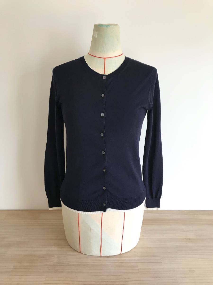 マカフィー/MACPHEE/トゥモローランド/カーディガン/トップス/ニット/セーター/長袖/1/S-M/コットン/ダークネイビー/良品(トップス)｜売買されたオークション情報、yahooの ...