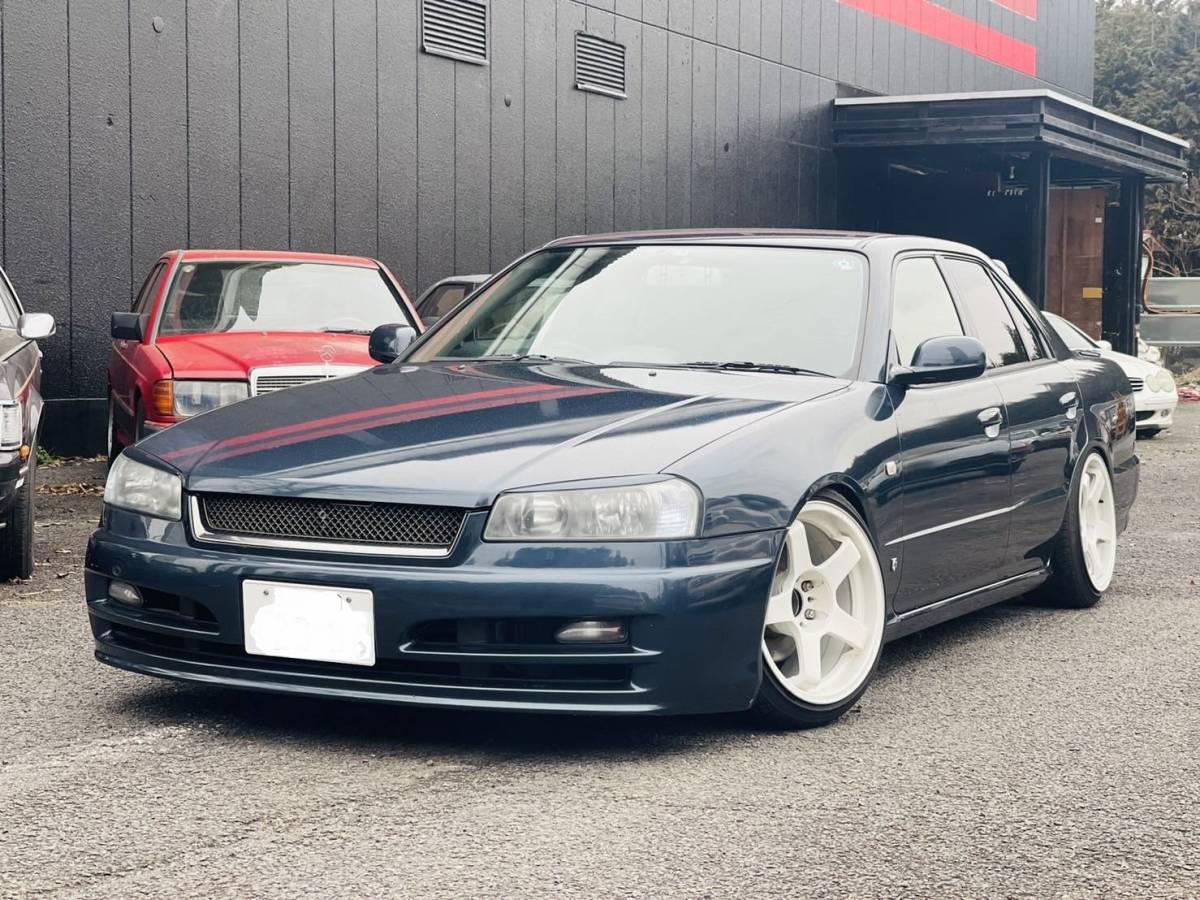 HR34 スカイライン 5MT 5速 車検令和6年5月ま RB20 セダン 4ドアスポーツ Skyline スタンス USDM JDM ...