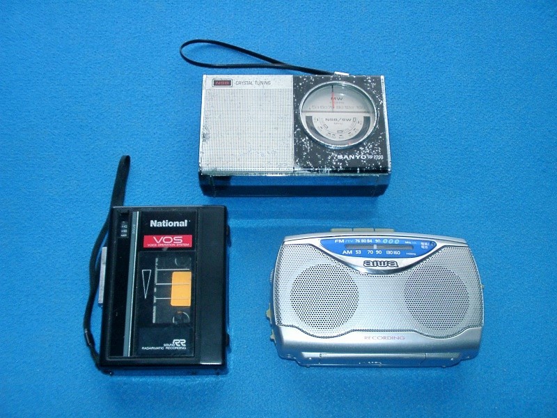 全国 レトロ アイワ ラジカセ CS-PJI/ナショナル カセットレコーダー RQ-330/サンヨー ラジオ RP2200 3点 ジャンク ...