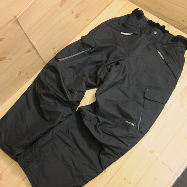 ONYONE オンヨネ RUSHAIR スノボパンツ スノーボード スノボウェア カーゴ W調節可能 中綿 防寒 無地 メンズ 黒 Mサイズ ...