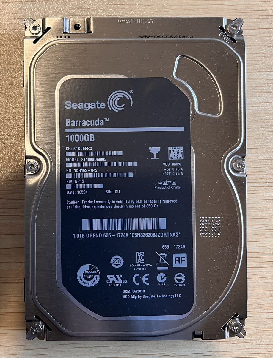 み Apple純正 Seagate製 HDD 1TB Baracuda ST1000DM003(1TB～)｜売買されたオークション情報 ...