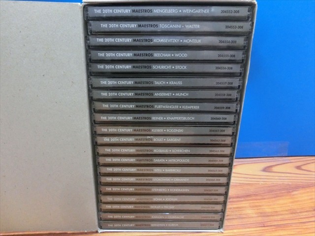 BO FF-111 60サイズ 20世紀のマエストロたち/THE 20TH CENTURY MAESTROS/40CD BOX/クラシック(クラシック)｜売買されたオークション情報、yahoo ...