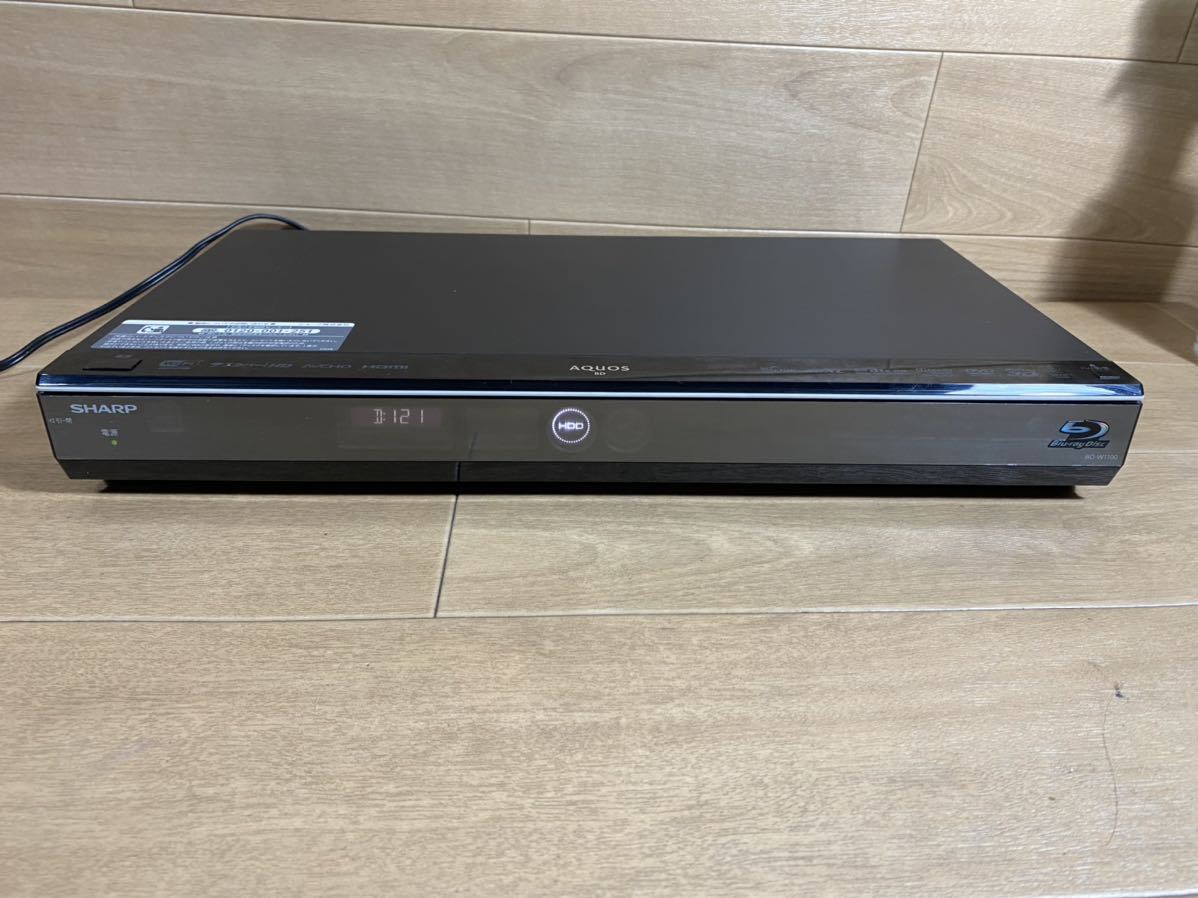 1TB 12年 シャープ/SHARP/AQUOS HDD/BDレコーダー BD-W1100 2番組同時録画 3D対応機 ジャンク(シャープ)｜売買されたオークション情報、yahooの商品情報を ...