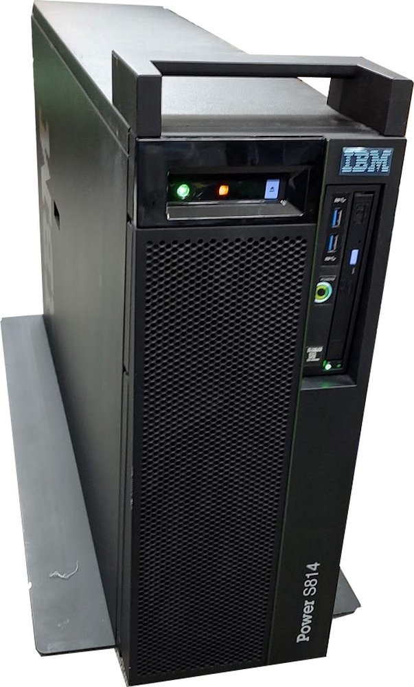 Power8搭載 タワー型 UNIXサーバ IBM Power System S814 8286-41A 4コア Power8 3.02GHz ...