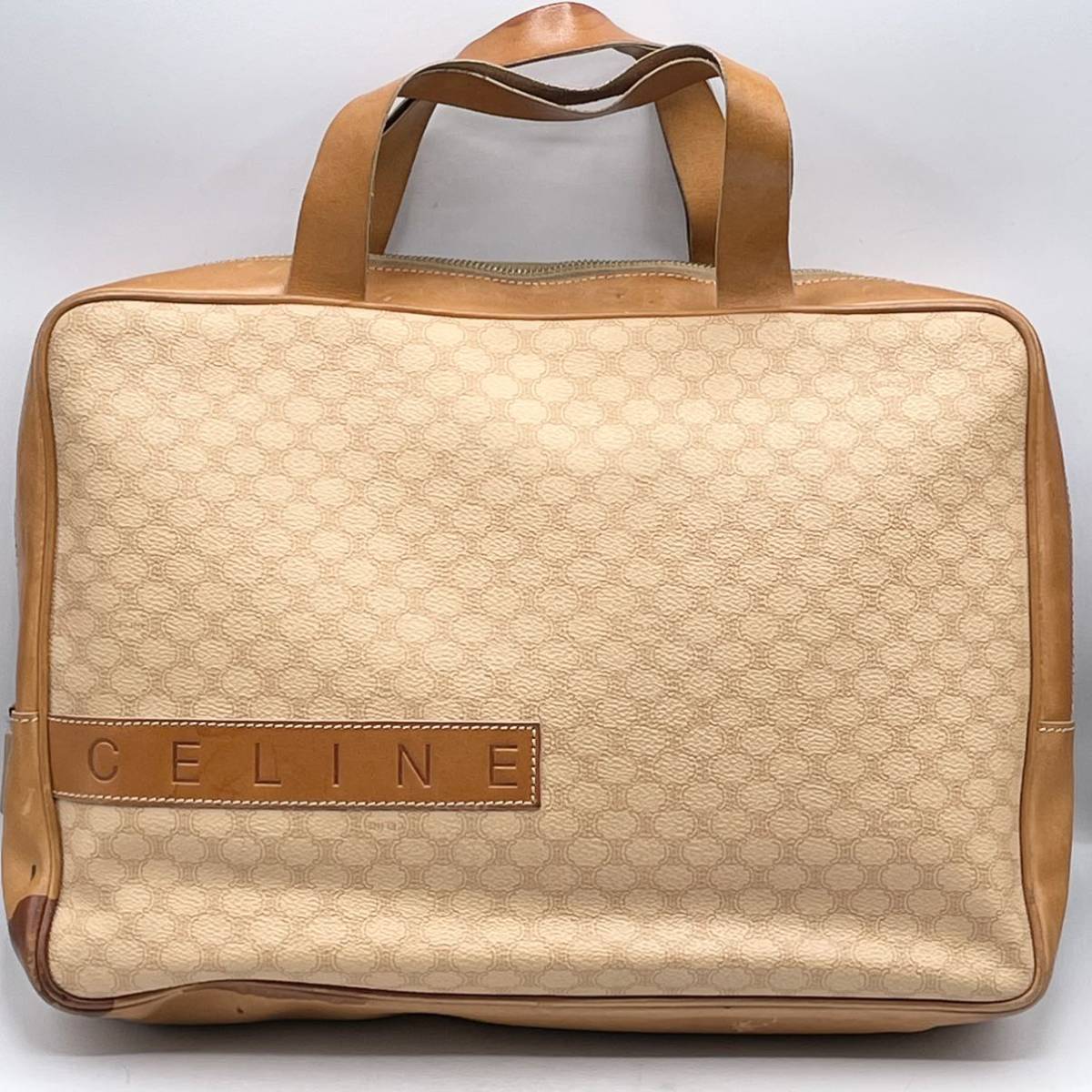 オールドセリーヌ CELINE MACADAM マカダム MC00/2 ハンドバッグ レザー ヴィンテージ ライトブラウン ロゴ セリーヌ 入手困難(ハンドバッグ)｜売買されたオークション情報 ...