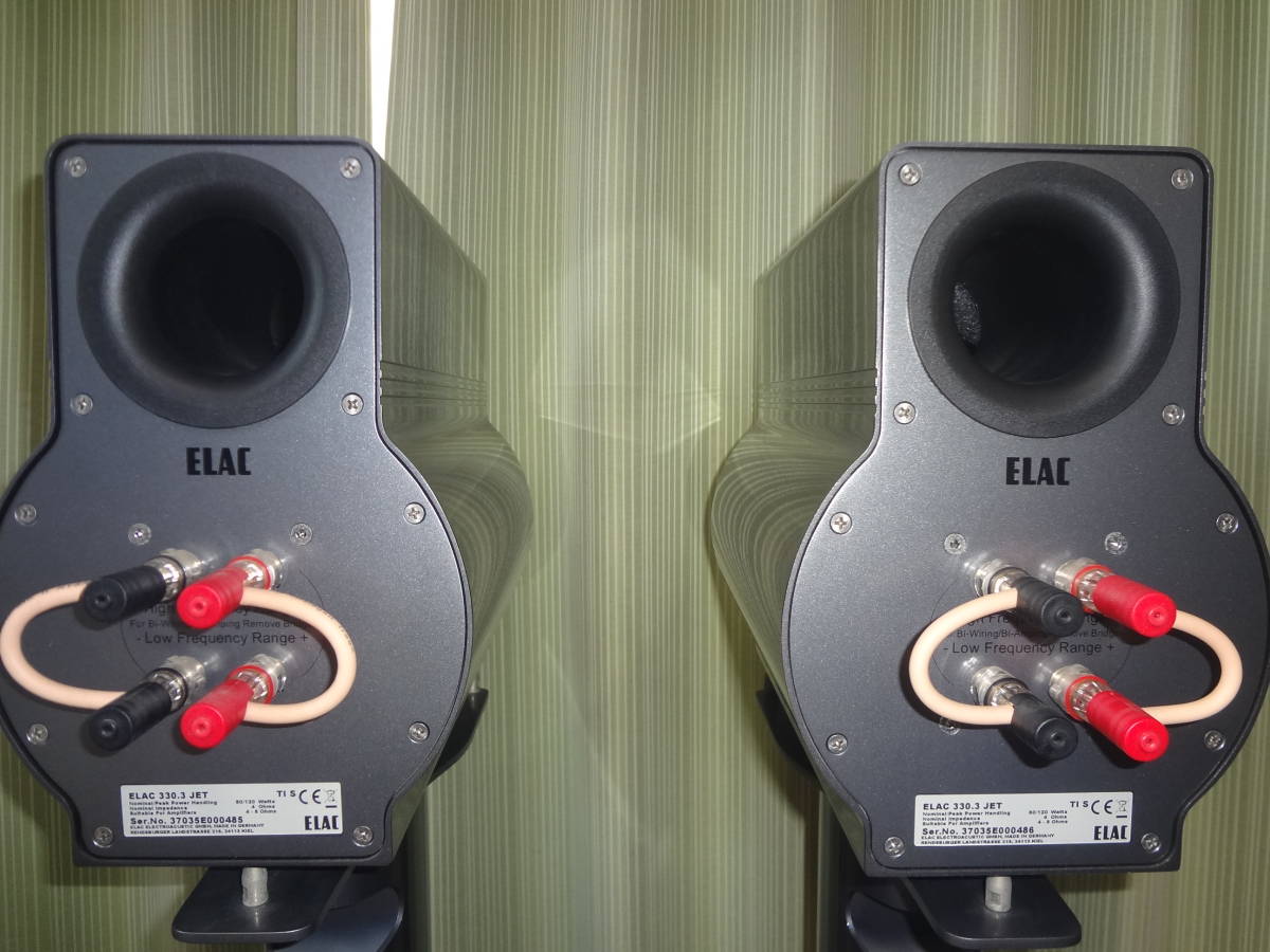 ELAC CL330.3JET ＋ LS STAND65 スピーカースタンド ＋ LS FILLER スタンド充填剤 ペア ジャンパーケーブル ...