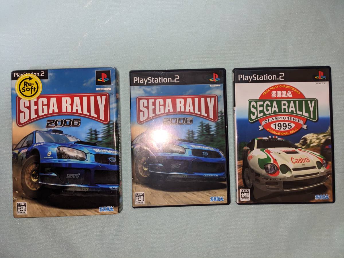 PS2 セガラリー2006 ＋ 復刻版 セガラリー チャンピオンシップ 同梱セット SEGA RALLY CHAMPIONSHIP 2006 ...