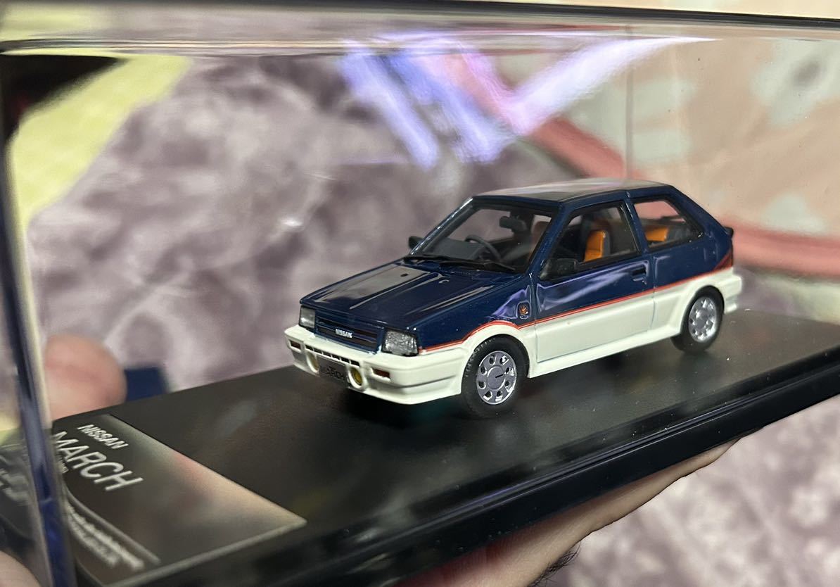 1/43 ハイストーリー ニッサン マーチ ターボ 1985 HS285 BL hi story nissan march turbo(乗用車 ...