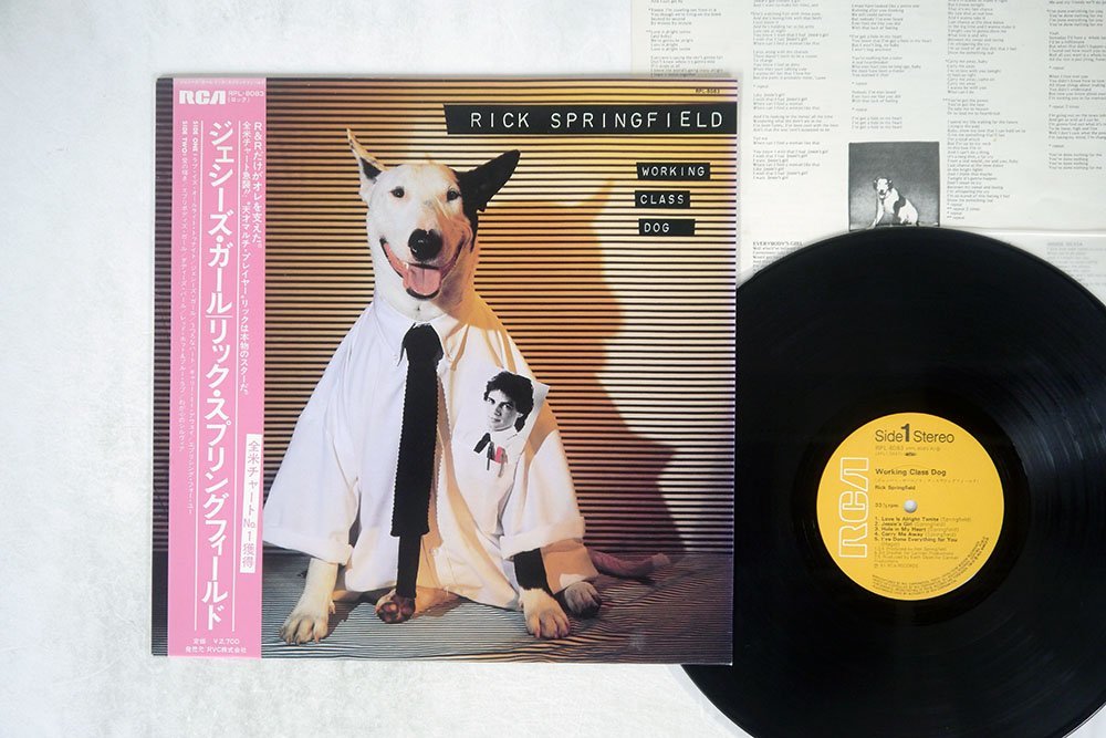 国内盤 帯 RICK SPRINGFIELD/WORKING CLASS DOG/RCA RPL-8083(R)｜売買されたオークション情報 ...