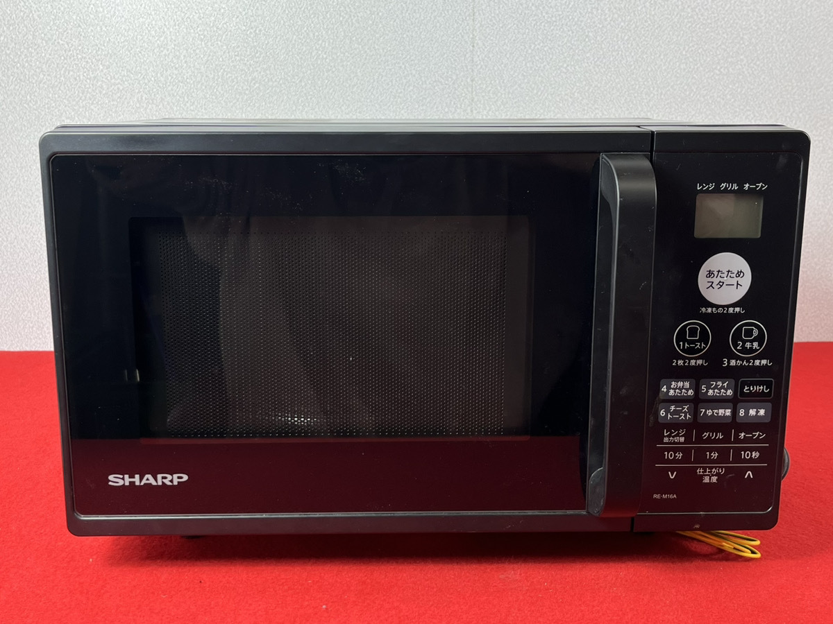 5622-04 SHARP/シャープ 電子レンジ RE-M16A-B 2020年製 ターンテーブル/ヘルツフリー/ブラック(電子レンジ一般)｜売買されたオークション情報、yahooの商品情報を ...