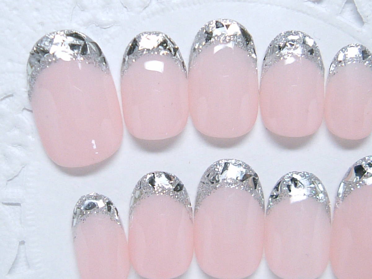 Y ミディアム ショート ガラスフレンチ ネイルチップ 712(フレンチ)｜売買されたオークション情報、yahooの商品情報をアーカイブ公開 - オークファン（aucfan.com）