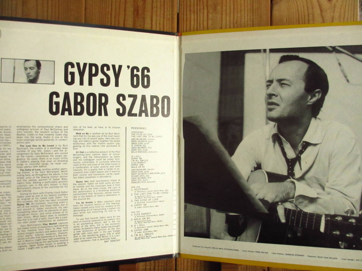 2nd赤黒ラベル / US盤 / Gabor Szabo / ガボールザボ / 渡辺貞夫 / Gypsy '66 / Impulse / AS ...