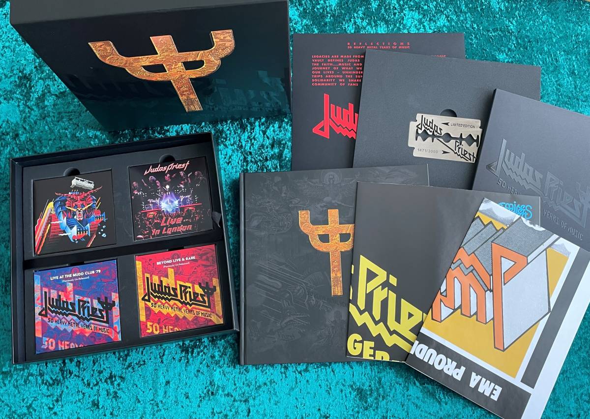 JUDAS PRIEST 42CD/全世界3 000セット限定/紙ジャケット/BOXセット 50 HEAVY METAL YEARS OF ...
