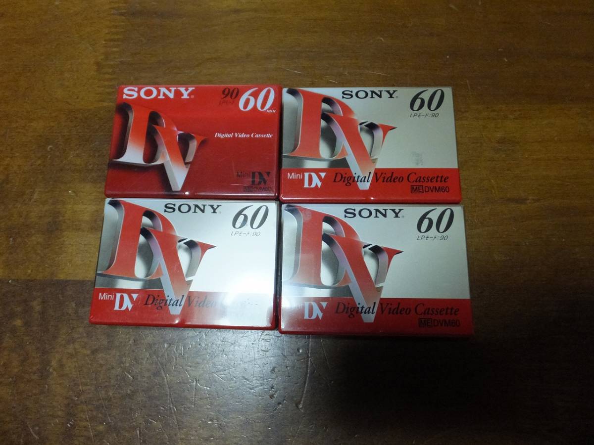 miniDV ビデオテープ ビデオカセットテープ SONY DVM60 4本セット(Mini DV)｜売買されたオークション情報、yahooの ...