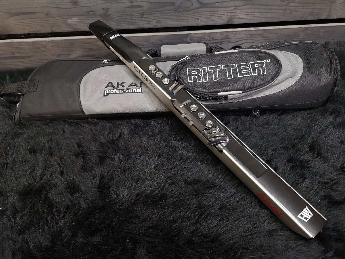 価格応談 整備品 下取OK AKAI アカイ EWI4000S ウィンドシンセサイザー 生産完了品 ケース付 G1W21579(MIDI ...