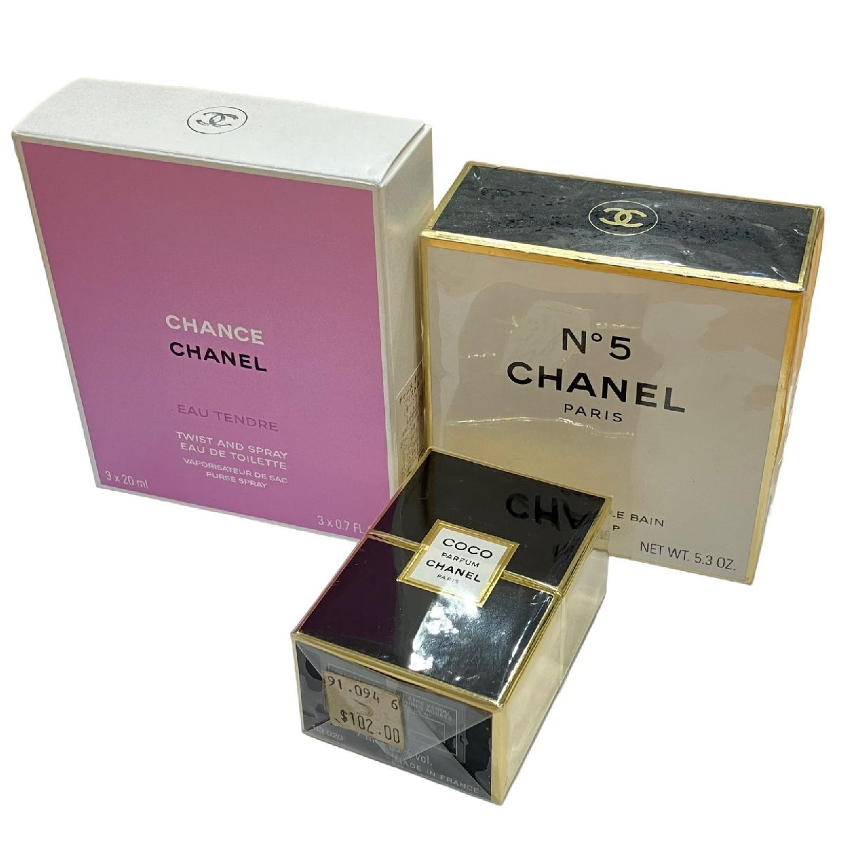 CHANEL シャネル チャンス オータンドゥル ツイスト&スプレイ 20ml×2 サヴォン 150g ココ COCO 7ml 3点セット(シャネル)｜売買されたオークション情報、yahooの ...