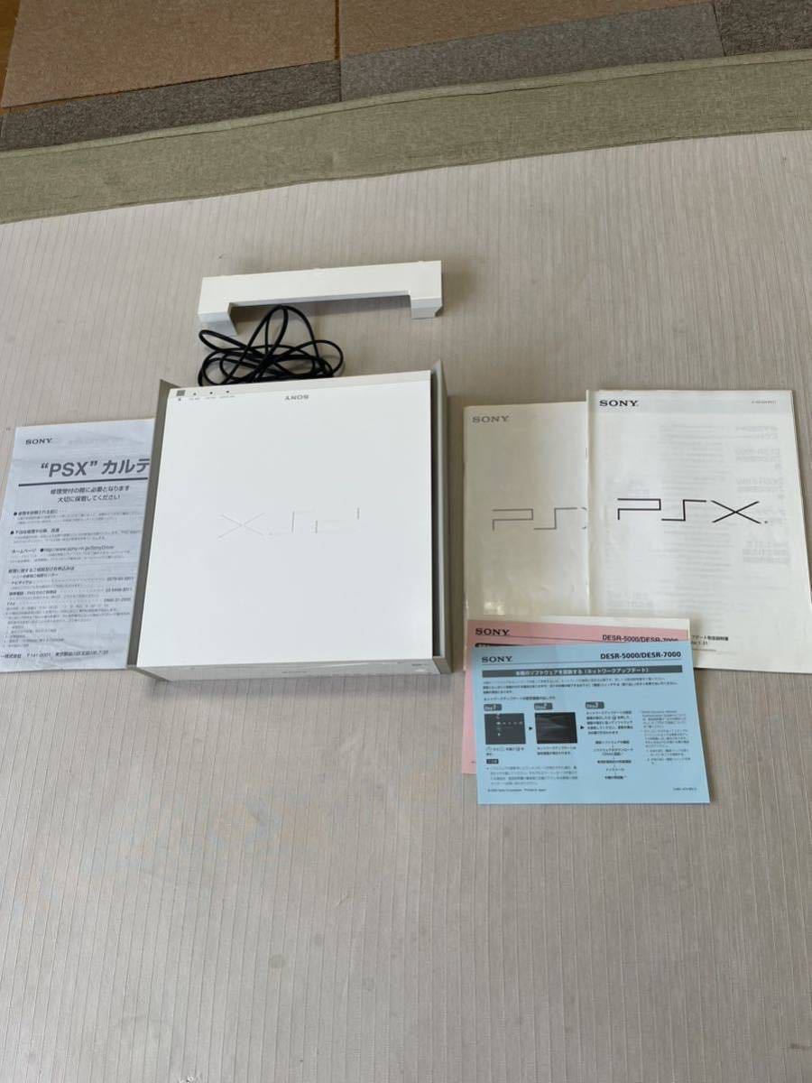 SONY ソニー PSX プレステ2 DESR-5000 2003年製 160GB 本体 リモコン 取説(本体)｜売買されたオークション情報 ...