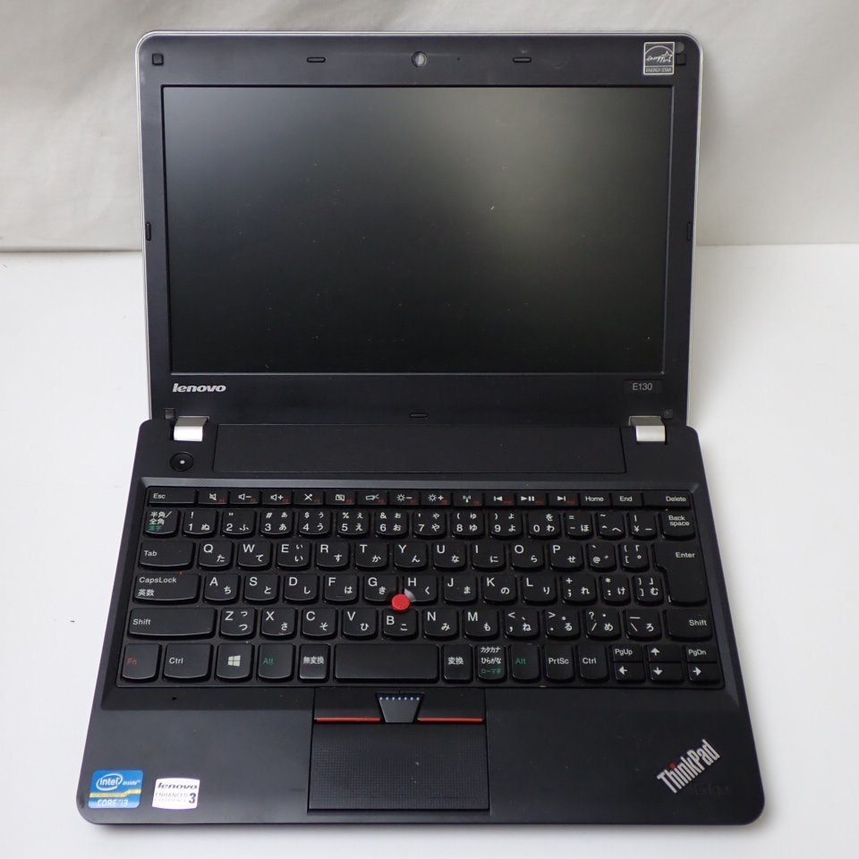 Lenovo/レノボ ThinkPad Edge E130/Win7Pro/Core i3 3227U/HDD500GB/メモリ8GB/11.6型/ACアダプター等付属/ジャンク品 ...