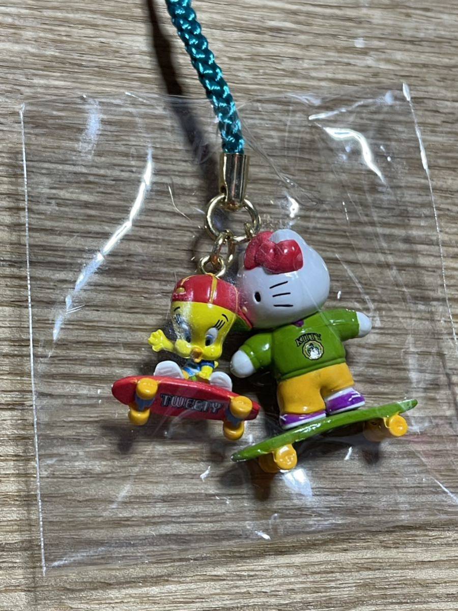 2002年 TWEETY&HELLOKITTY スケボー スケートボード トゥイーティー キティ 根付け(ハローキティ)｜売買されたオークション情報、yahooの商品情報をアーカイブ公開 ...