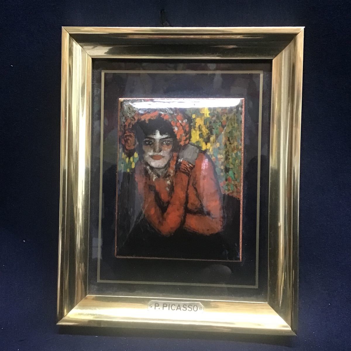 パブロピカソ PABLO PICASSO 工芸画 額装 1986 マルゴット MARGOT LA ESPERA 送料一律520円(絵画)｜売買 ...