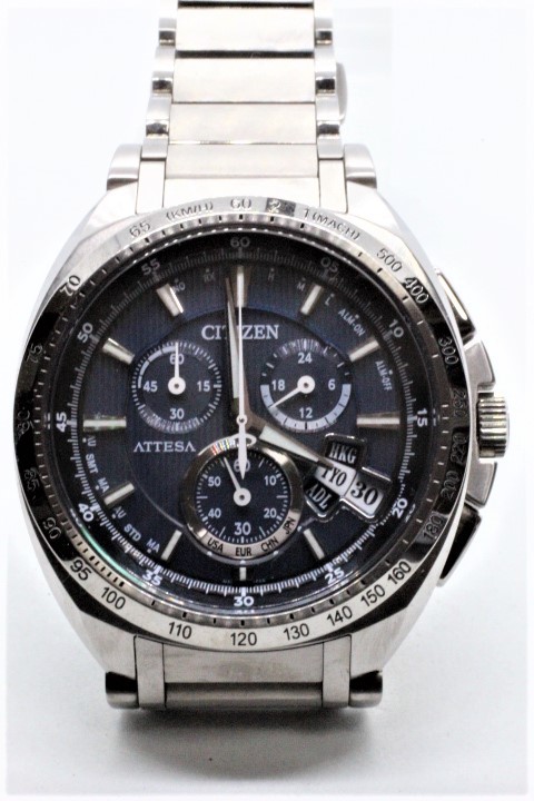 CITIZEN ATTESA H610 Eco-Drive RADIO CONTROLLED 10BAR CHRONOGRAPH BASE ...