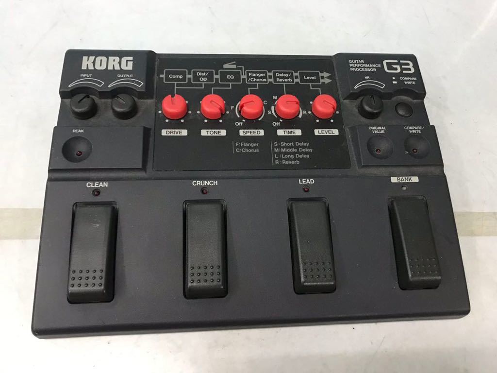 KORG G3 マルチエフェクター 本体のみ 動作未確認 80s(マルチエフェクター)｜売買されたオークション情報、yahooの商品情報を ...