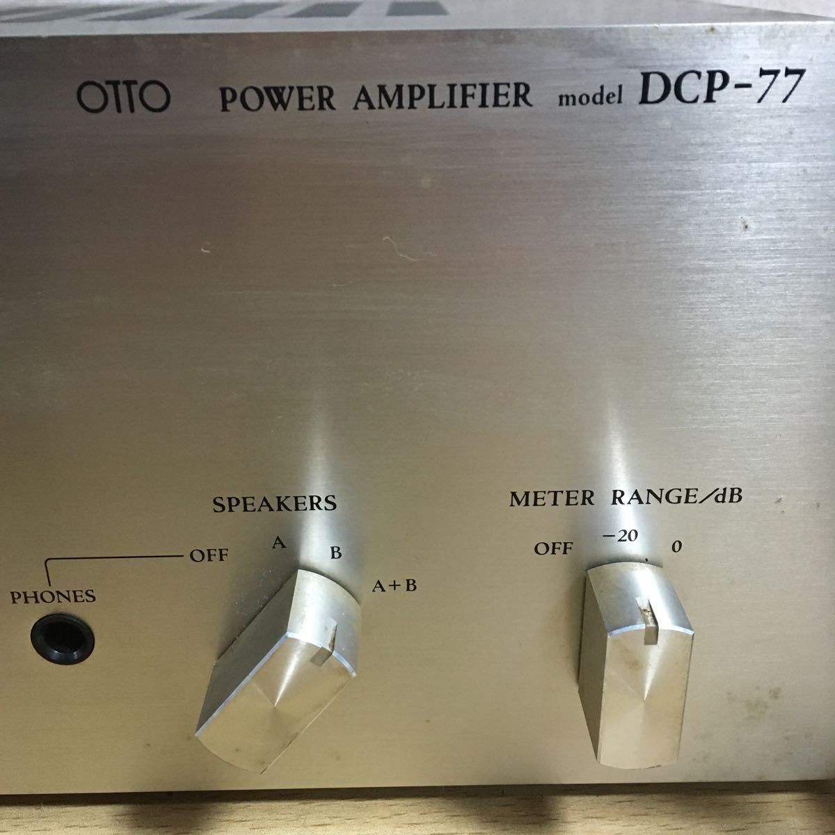 SANYO サンヨー OTTO POWER AMPLIFIER DCP-77 アンプ パワーアンプ オーディオ機器 通電のみ確認済み 5 ス ...