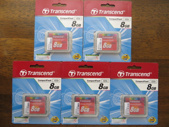 Transcend CompactFlash 8GB 133x 5枚セット トランセンド コンパクトフラッシュ(8GB)｜売買された ...