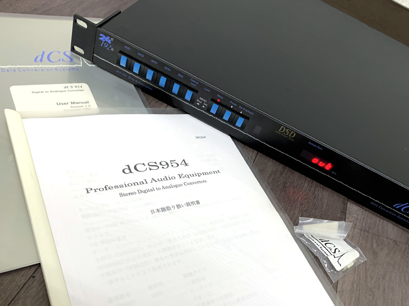 dCS 954/2 プロ用 D/Aコンバーター DAコンバーター DAC 取扱説明書付き DSD Ver1.53 正規品(一般)｜売買された ...