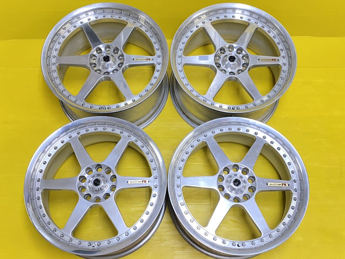 絶版 MANARAY SPORT マナレイスポーツ MS-6 HYPER-R 18インチ 8.5J / 9.5J 約+53 114.3/5穴 ドレスアップ等 4本 ク(5穴)｜売買された ...
