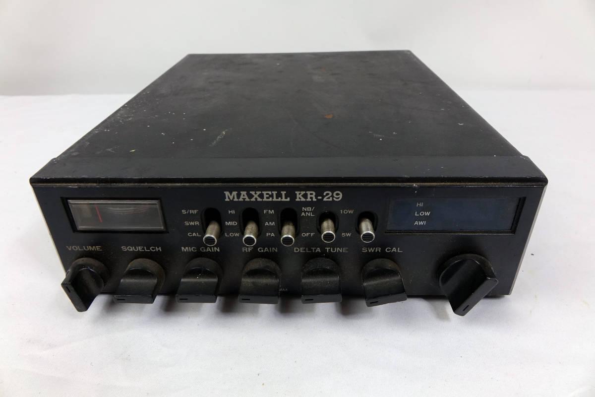 MAXELL KR-29 CB無線機 本体のみジャンク(モービル)｜売買されたオークション情報、yahooの商品情報をアーカイブ公開 ...