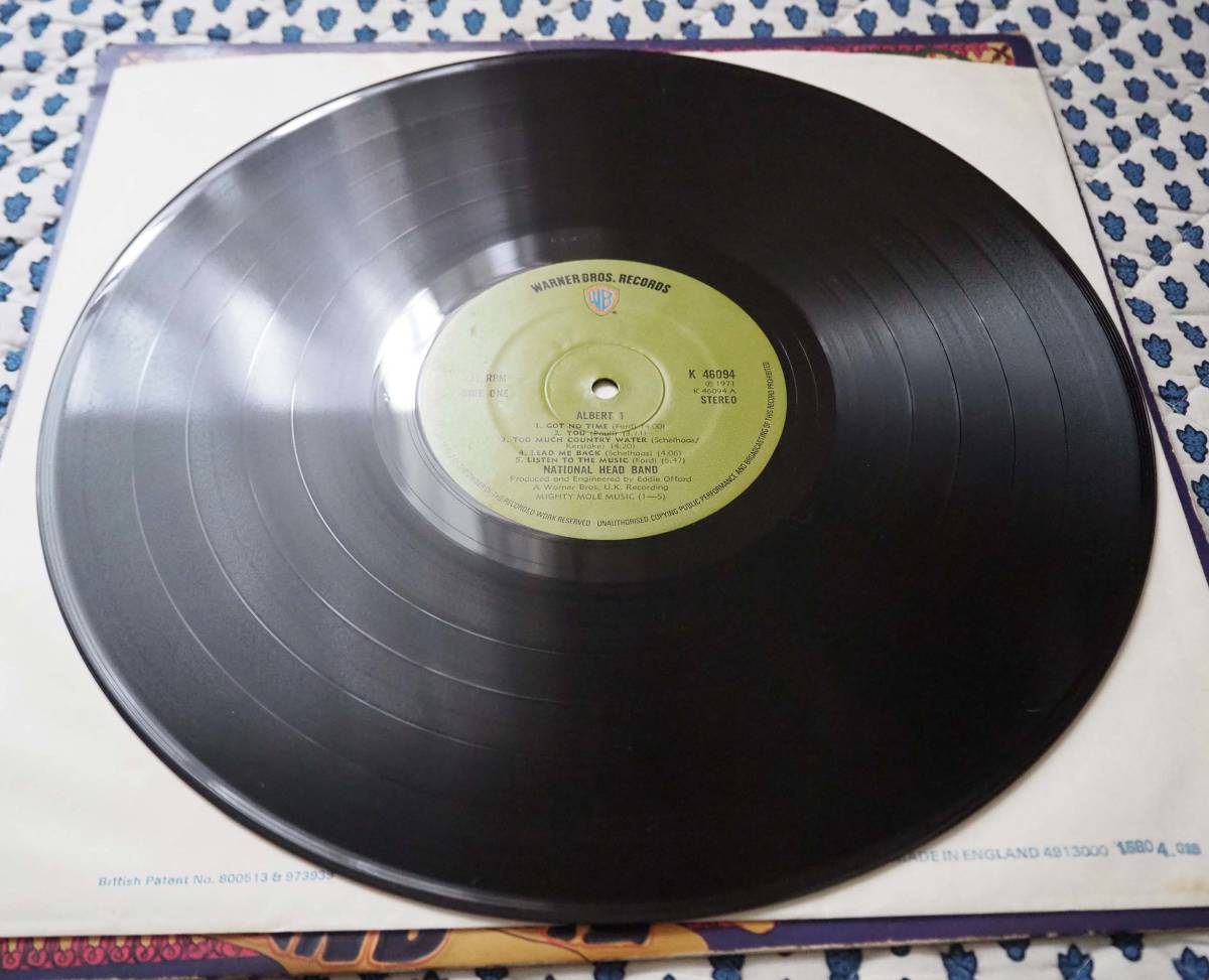 英国原盤 National Head Band Albert 1 Caravan / Uriah Heep / Jonesy Warner ...